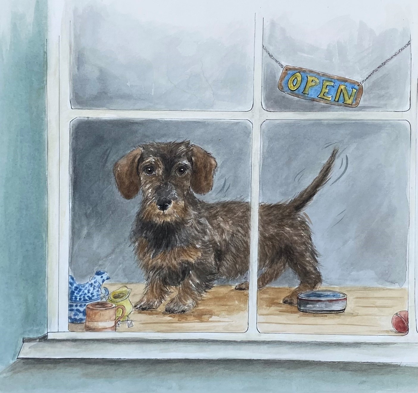 ‘How much is that doggie in the window’ A3 limited edition print – The ...